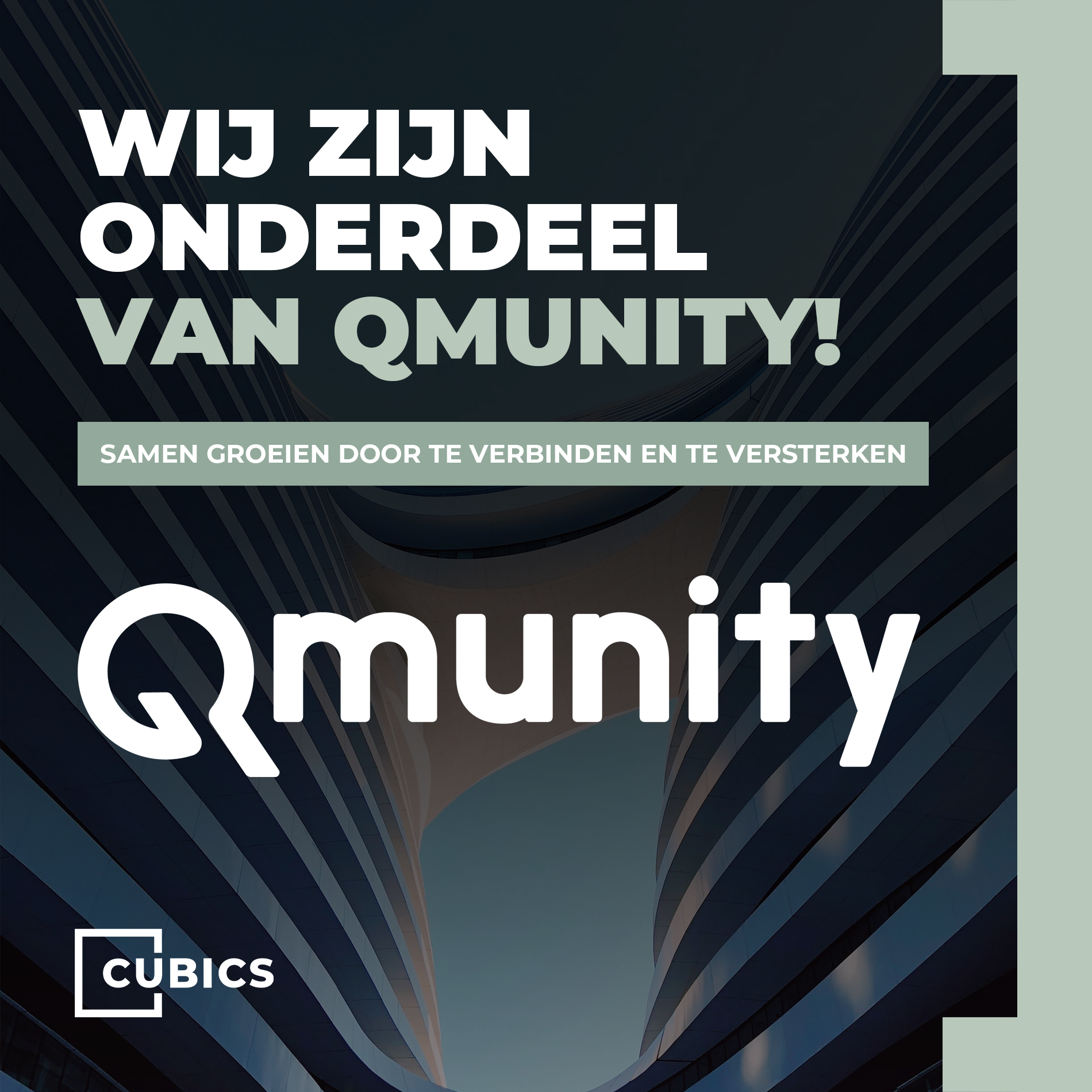 Cubics is onderdeel van Qmunity